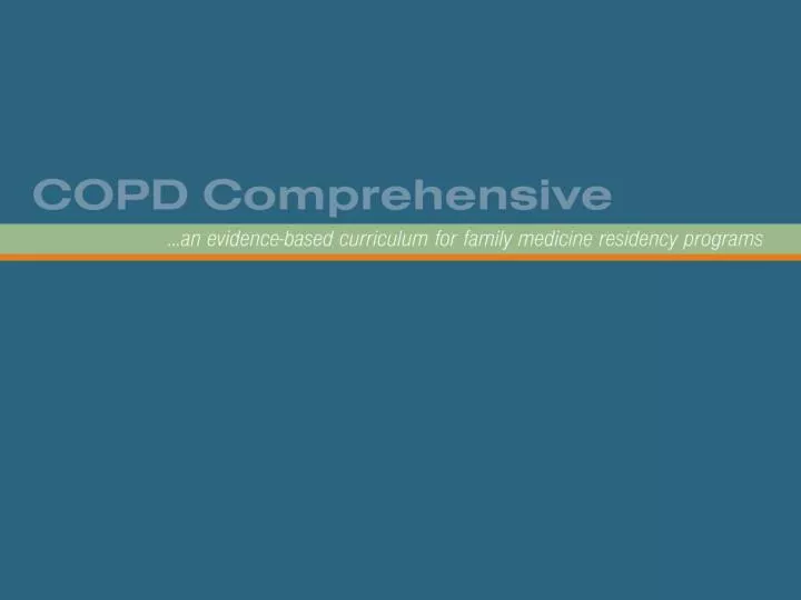 PPT - COPD: Prevention PowerPoint Presentation, free download - ID:3256224