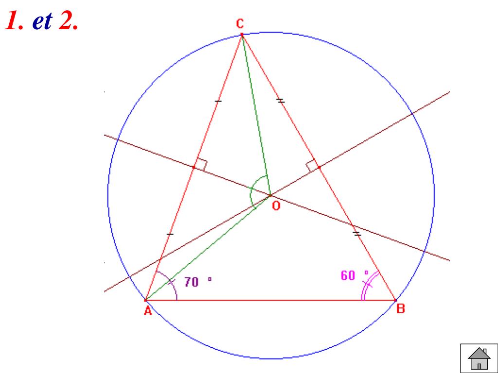 PPT - ANGLE INSCRIT ET ANGLE AU CENTRE PowerPoint Presentation, free ...