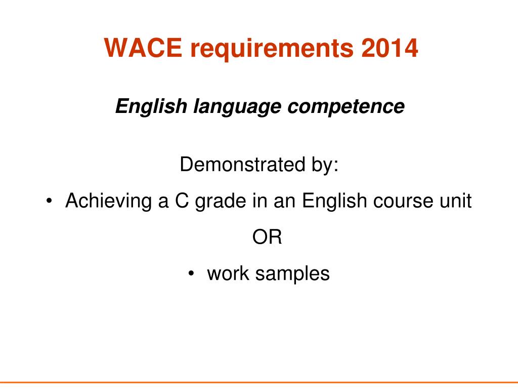 PPT - Western Australian Certificate of Education (WACE) 2014 ...