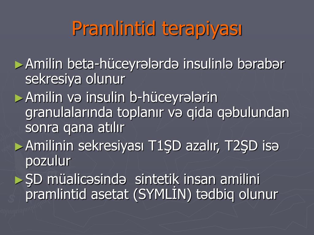 PPT - Mühazirə 3 Şəkərli Diabetin müalicə prinsipləri PowerPoint ...