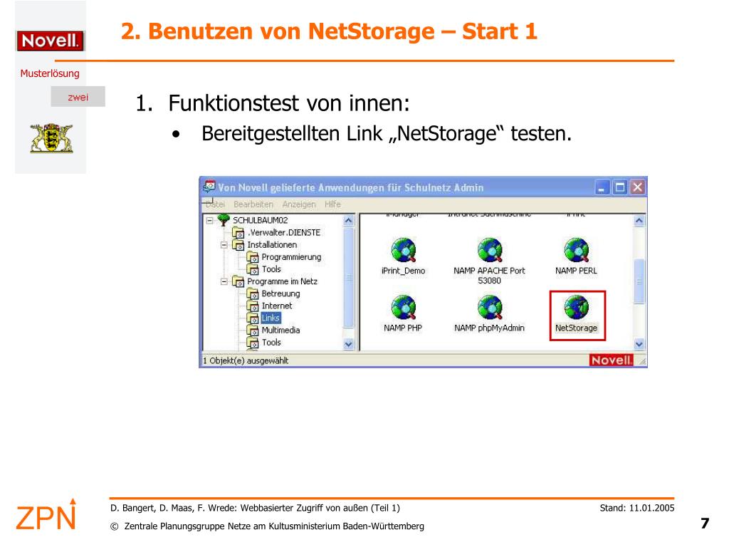 PPT - Webbasierter Zugriff von außen auf das Homeverzeichnis PowerPoint ...