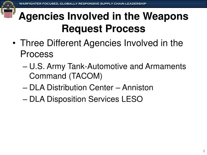 PPT - Weapon Policies and Procedures PowerPoint Presentation - ID:3257253