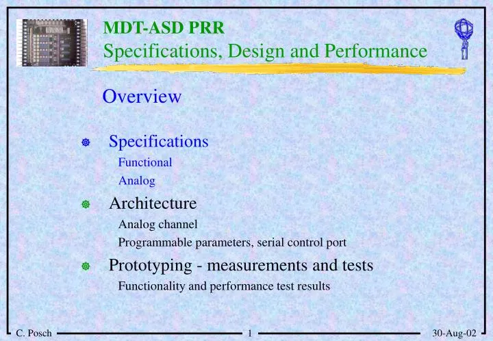 PPT - Specifications, Design and Performance PowerPoint Presentation ...