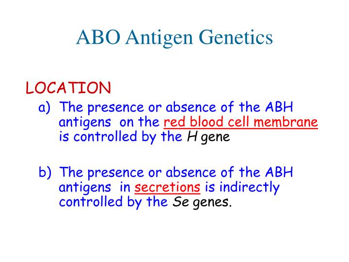 PPT - History ABO System Phenotype ABO System Genotype Rh system Other ...