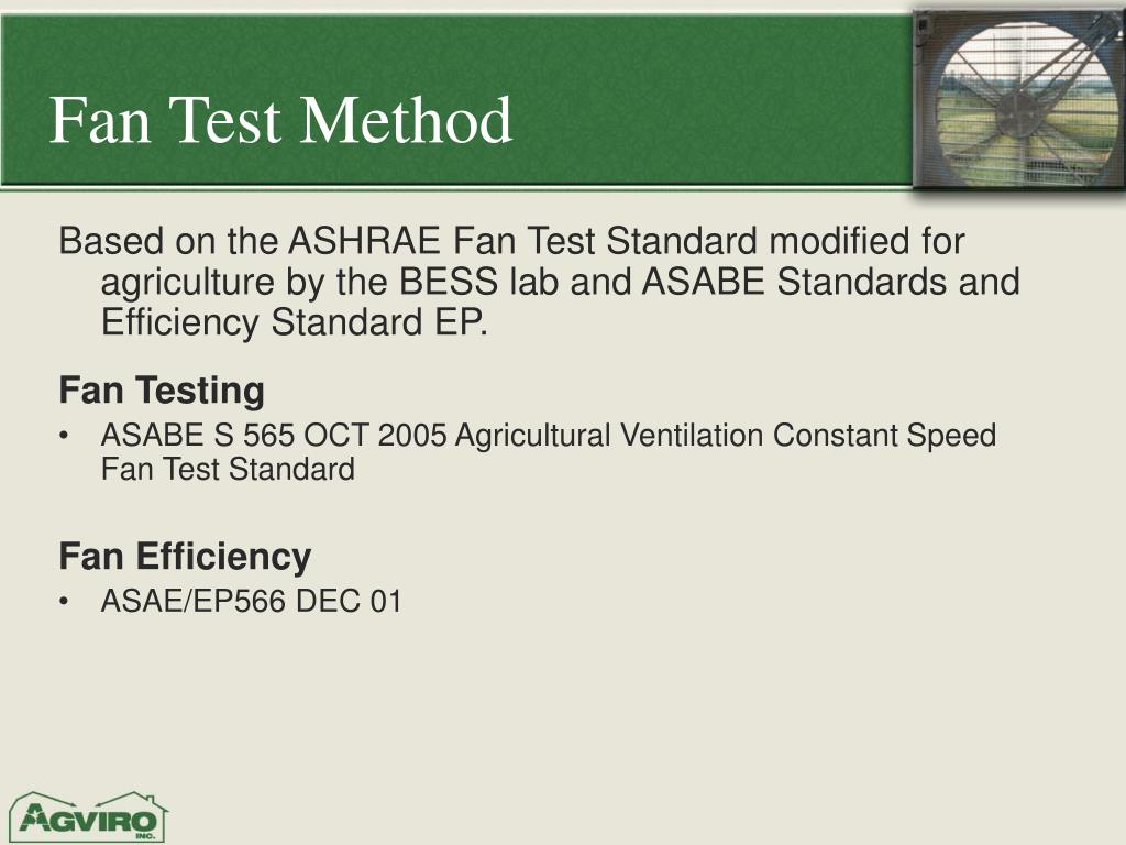PPT - Agriculture Ventilation Fans: A National Energy Efficiency ...