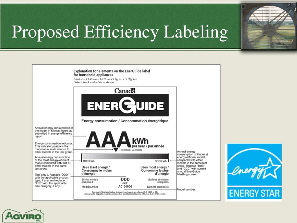 PPT - Agriculture Ventilation Fans: A National Energy Efficiency ...
