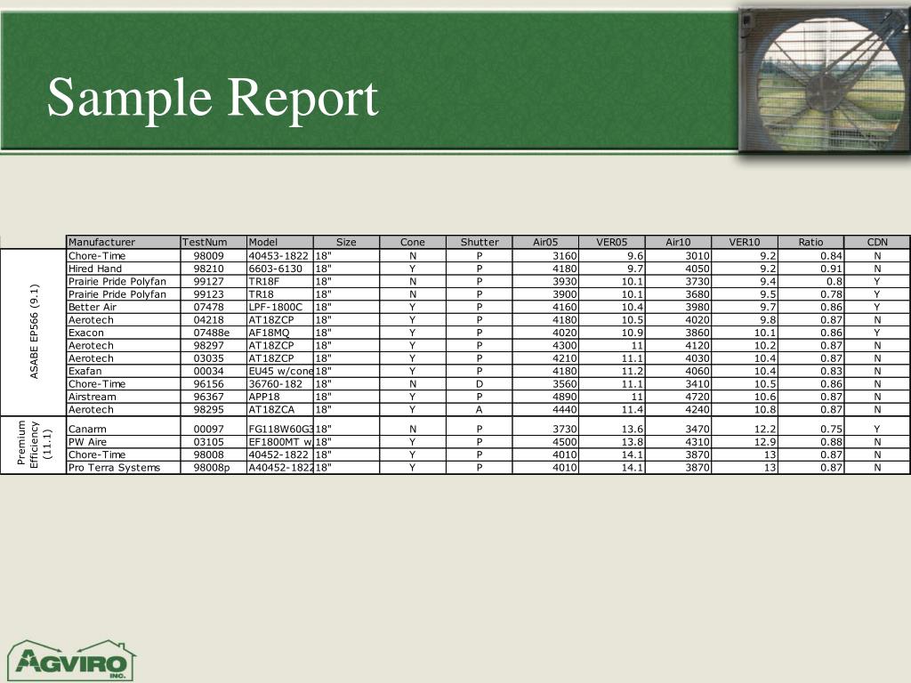 PPT - Agriculture Ventilation Fans: A National Energy Efficiency ...
