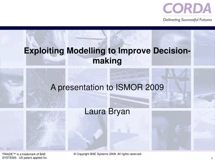 PPT - Exploiting Modelling to Improve Decision-making PowerPoint Presentation - ID:3258912