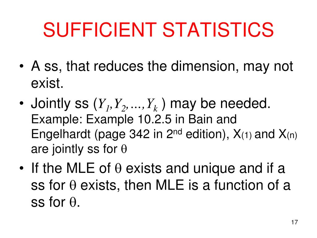 Ppt Statistical Inference Part Ii Some Properties Of Estimators