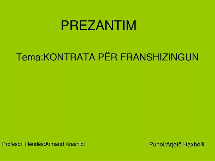 PPT - PREZANTIM PowerPoint Presentation, free download - ID:3259540