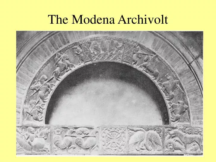PPT - The Modena Archivolt PowerPoint Presentation, free download - ID ...