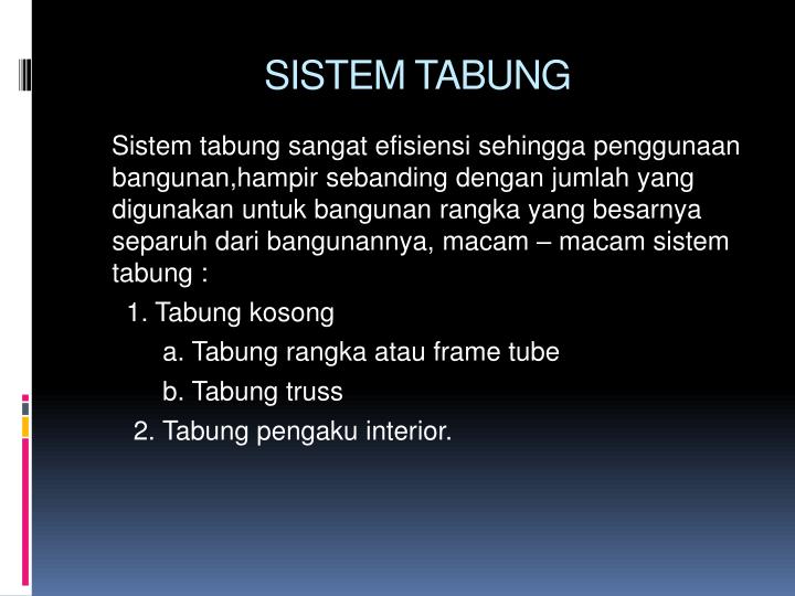 PPT - Struktur bangunan tingkat tinggi PowerPoint Presentation - ID:3259791