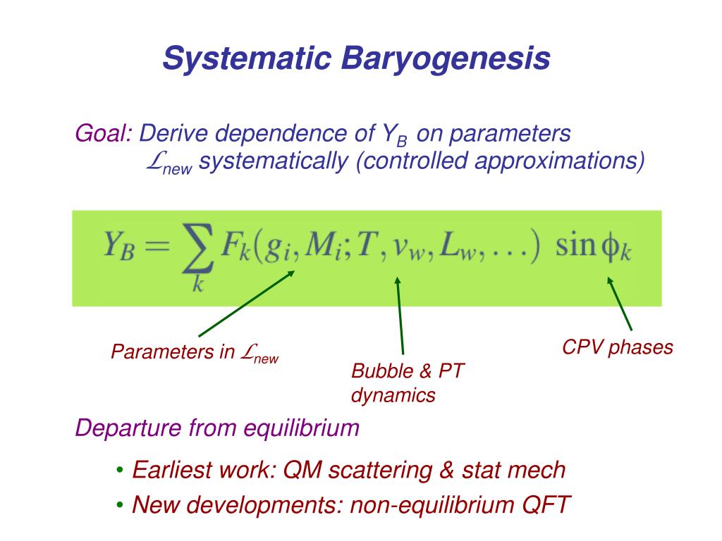 PPT - Electric Dipole Moments and the Origin of Baryonic Matter ...