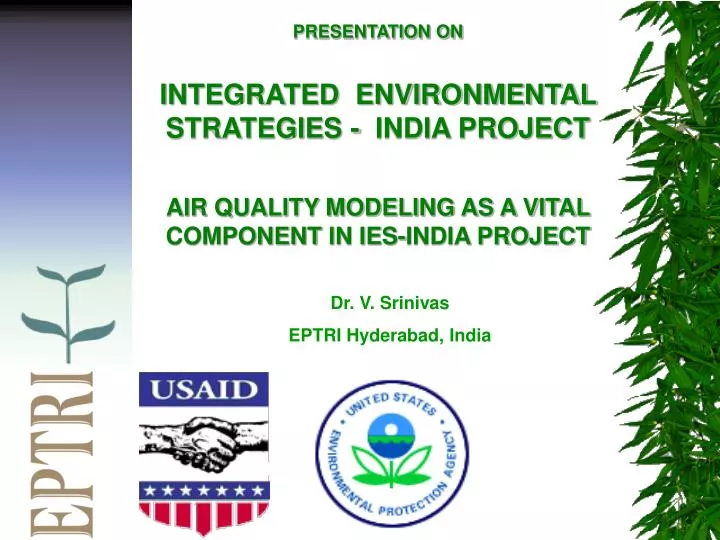 PPT - PRESENTATION ON INTEGRATED ENVIRONMENTAL STRATEGIES - INDIA ...