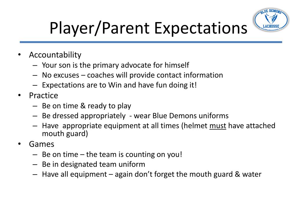 PPT - KAPRB Blue Demons Lacrosse Coaching Philosophy, Expectations ...