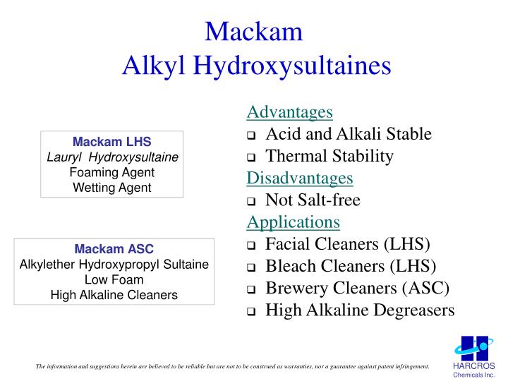 PPT - Betaines & Sultaines “Not Just Another Pretty Foamer” PowerPoint ...