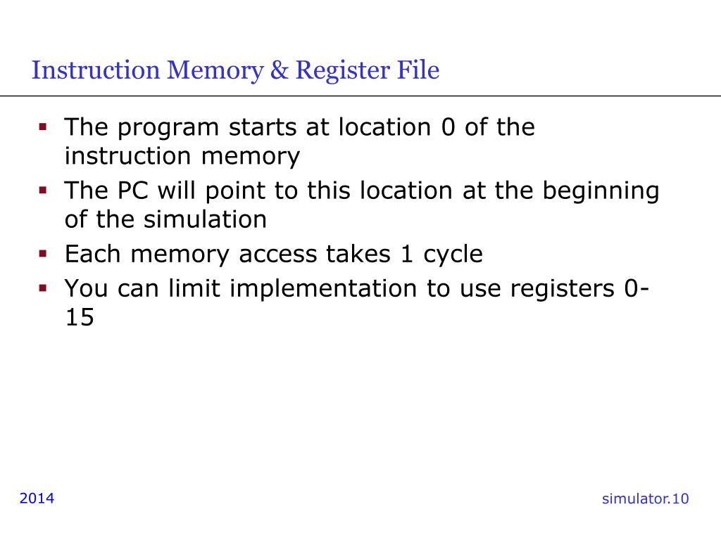 PPT - Outline of MIPS Simulator project PowerPoint Presentation, free ...