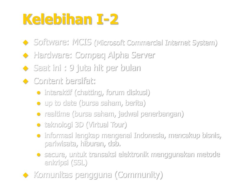PPT - ‘Indonesia Interactive’ Portal pertama di Indonesia PowerPoint ...