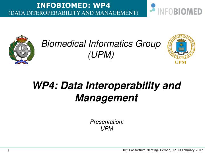 PPT - Biomedical Informatics Group (UPM) PowerPoint Presentation, free ...