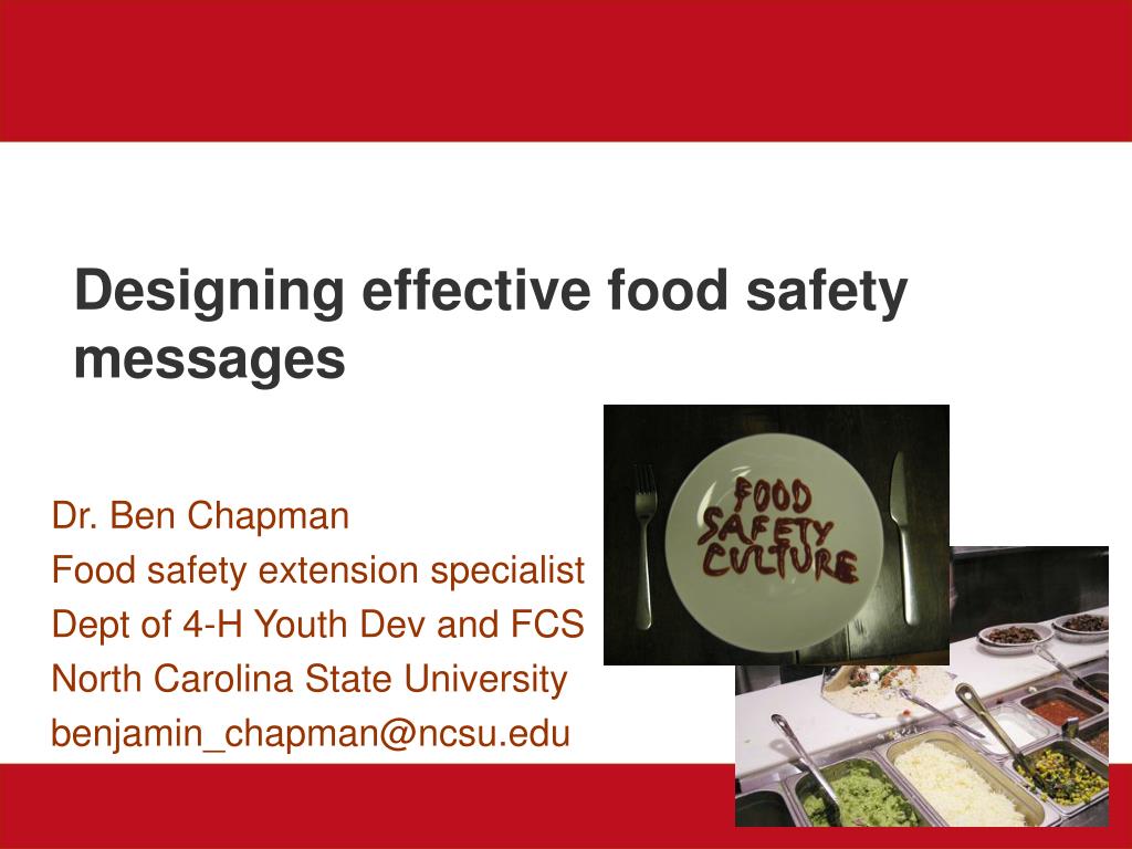 PPT - Designing effective food safety messages PowerPoint Presentation ...