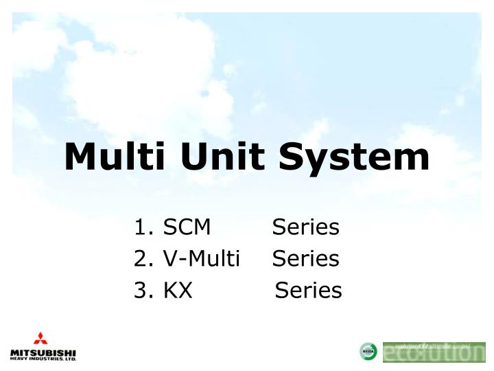 Ppt Multi Unit System Powerpoint Presentation Free Download Id 3261798