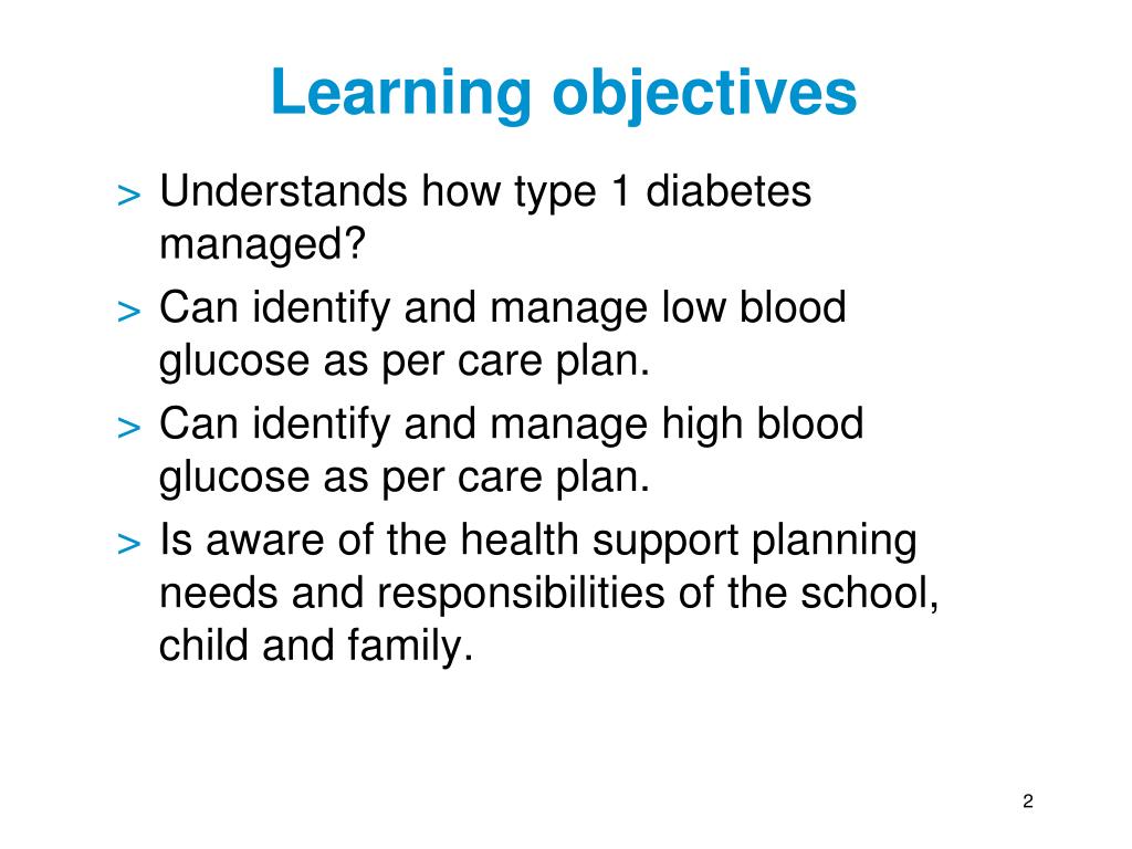 PPT - Type 1 diabetes management in education and children’s services ...