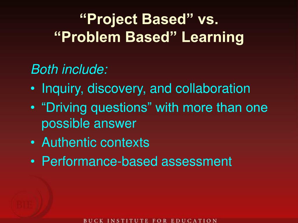PPT - Using the Problem Based Approach for Designing and Implementing ...