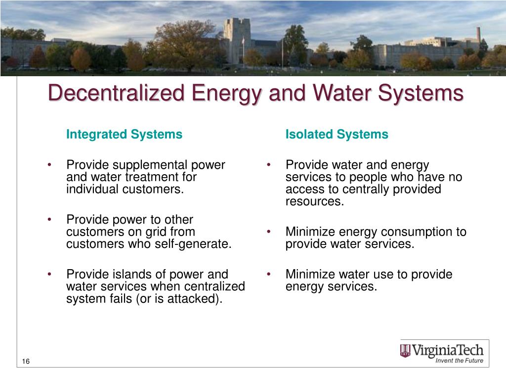 PPT - Decentralized Energy and Water Systems: Rainwater Harvesting ...