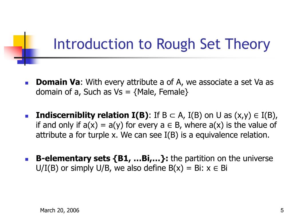 PPT - Paper study - Application Of Variable Precision Rough Set Approach To Car Driver ...