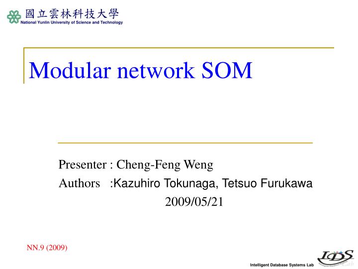 PPT - Modular network SOM PowerPoint Presentation, free download - ID ...