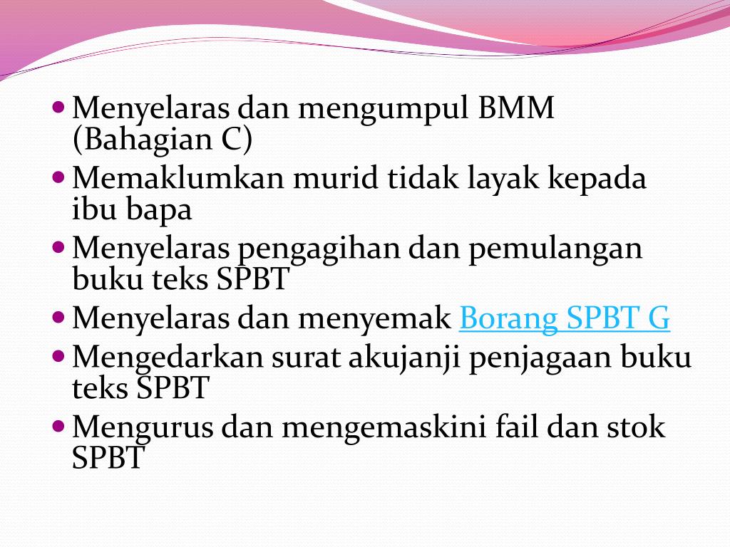 PPT - KURSUS PENGURUSAN BAGI GURU PENYELARAS SPBT SEKOLAH-SEKOLAH ...