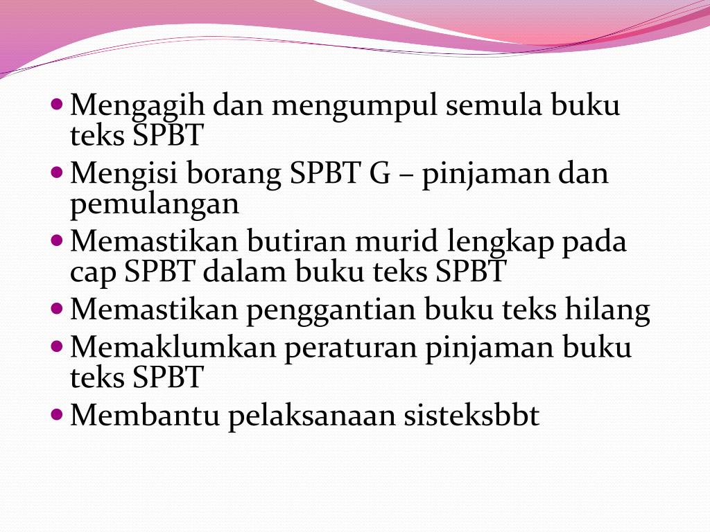 PPT - KURSUS PENGURUSAN BAGI GURU PENYELARAS SPBT SEKOLAH-SEKOLAH ...