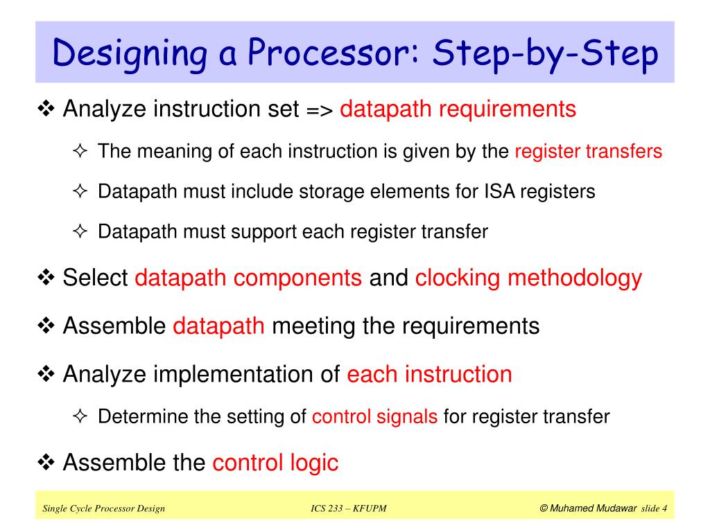 PPT - Single Cycle Processor Design PowerPoint Presentation, free download - ID:3263014