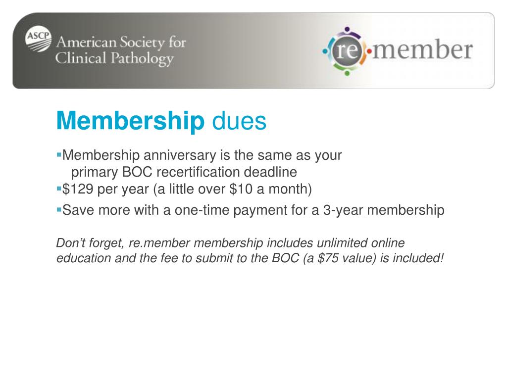 PPT - ASCP Membership Saves time Saves money Eliminates paperwork ...