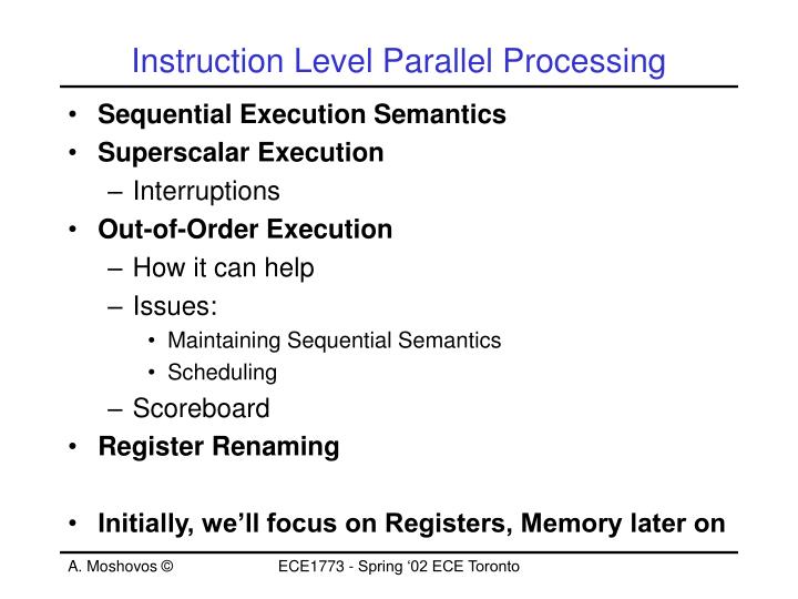 PPT - Instruction Level Parallel Processing PowerPoint Presentation ... PPT - Instruction Level Parallel Processing PowerPoint Presentation ...