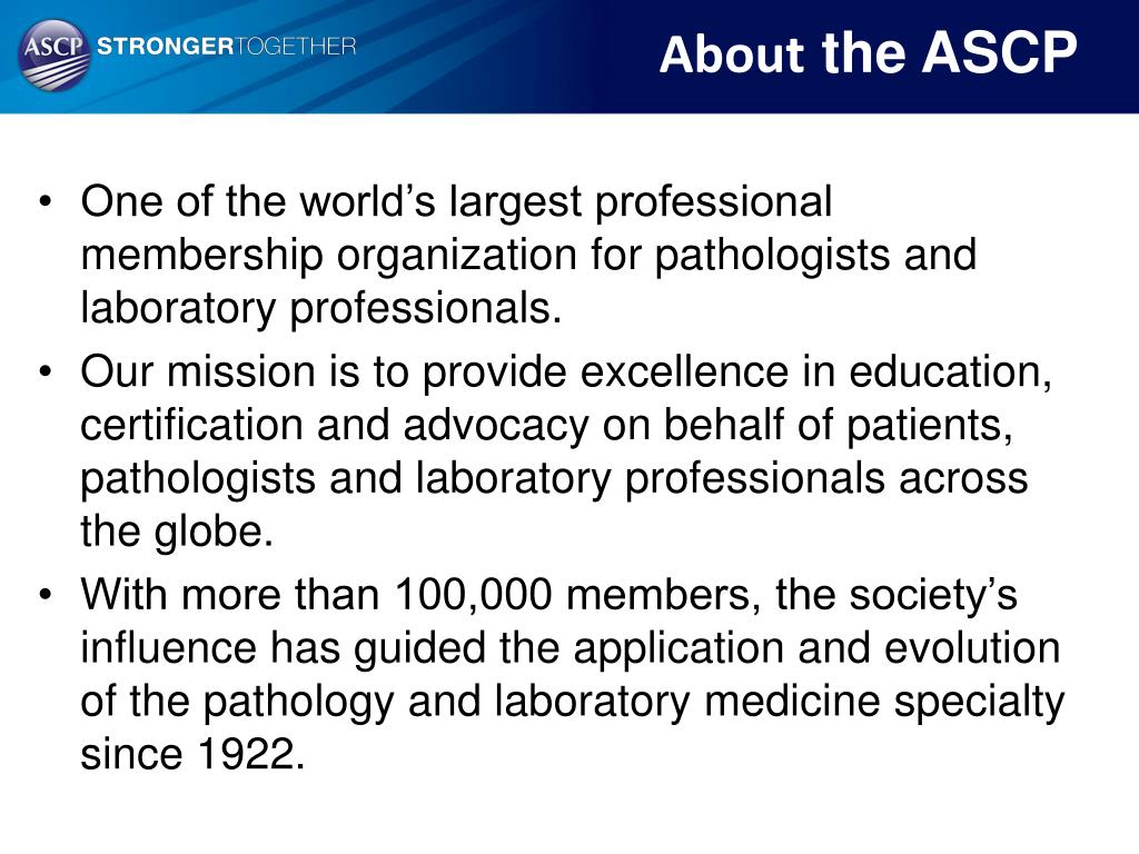 PPT - American Society for Clinical Pathology International ...