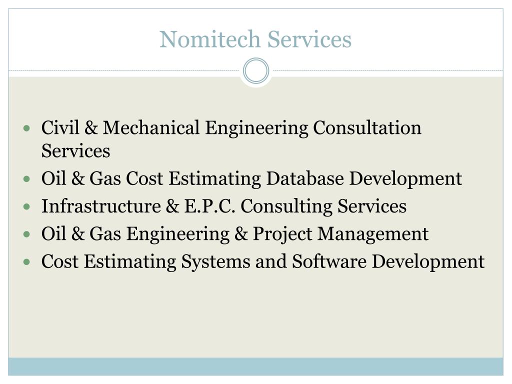 PPT - CostOS Estimating 2008 (Oil & Gas Industry) PowerPoint ...