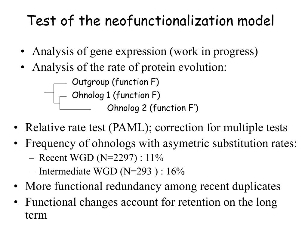 PPT - The impact of whole genome duplications: insights from Paramecium ...