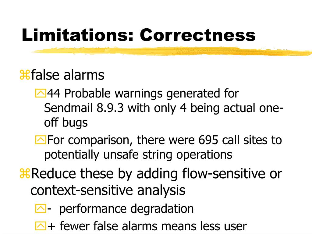 Ppt Static Detection Of Buffer Overrun In C Code Powerpoint Presentation Id3264923