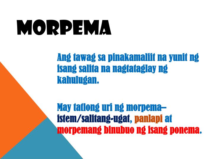 PPT - Ponolohiya PowerPoint Presentation - ID:3265017