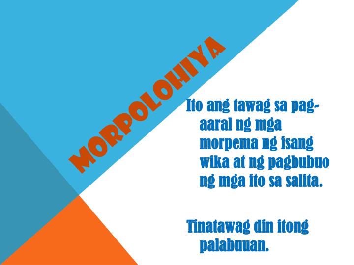 PPT - Ponolohiya PowerPoint Presentation - ID:3265017