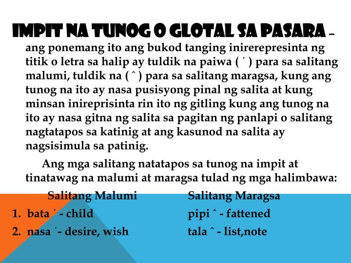 PPT - Ponolohiya PowerPoint Presentation - ID:3265017