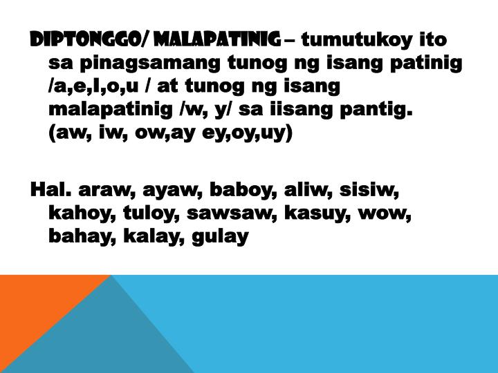 PPT - Ponolohiya PowerPoint Presentation - ID:3265017