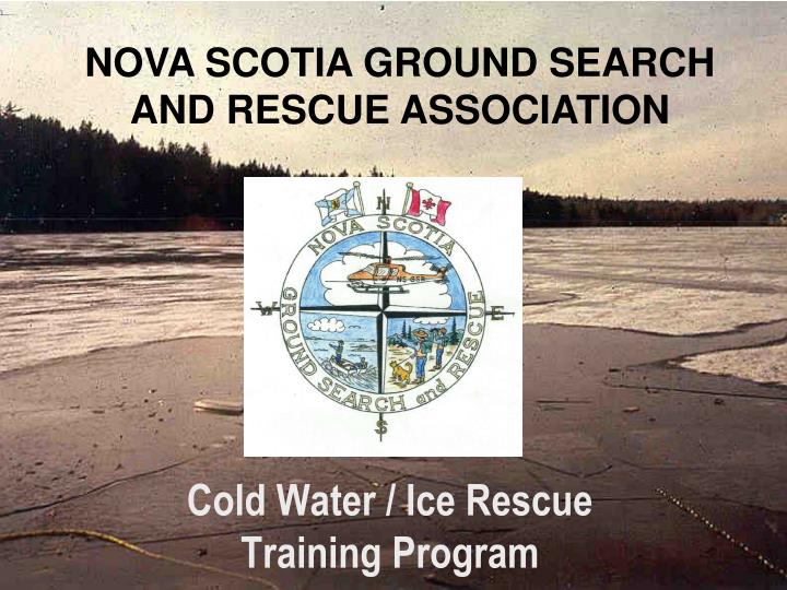 PPT - Cold Water / Ice Rescue Training Program PowerPoint Presentation ...