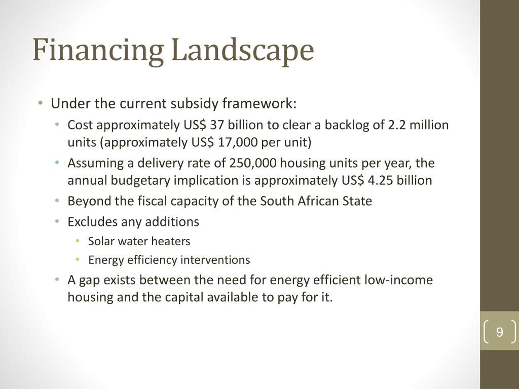 PPT - Financing energy efficiency measures in low-income and affordable ...