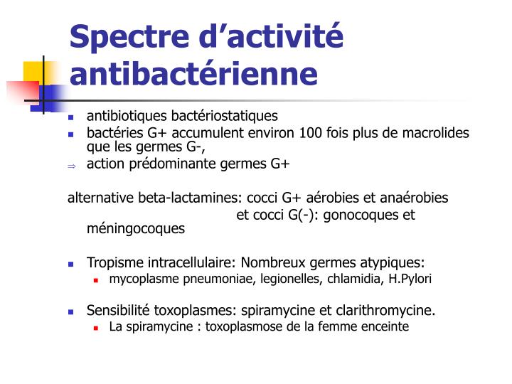 PPT - Les Macrolides et Apparentés PowerPoint Presentation - ID:3265376