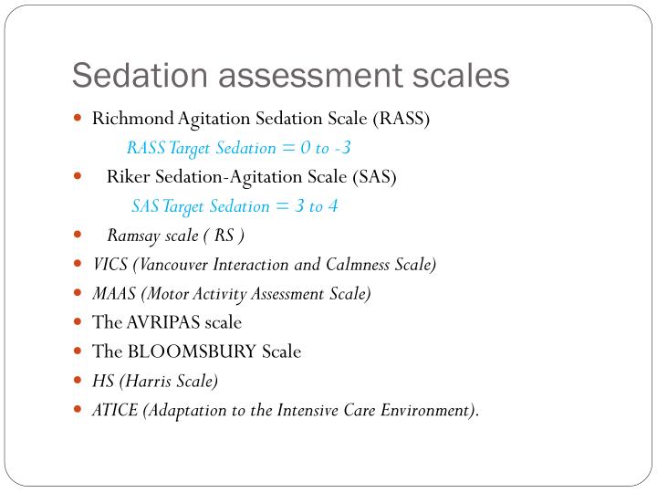 PPT - Sedation and analgesia in the ICU PowerPoint Presentation - ID ...