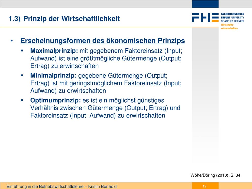 PPT - Kristin Berthold Fachhochschule Erfurt Fakultät Wirtschaft ...