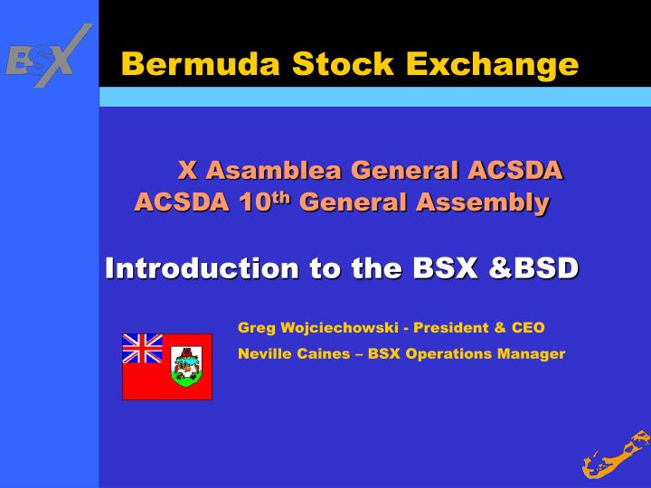 PPT - Bermuda Stock Exchange PowerPoint Presentation, free download ...