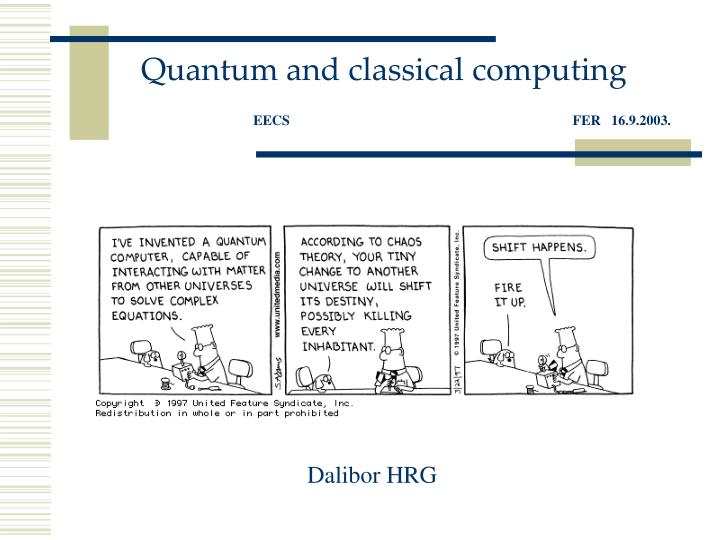 PPT - Quantum and classical computing PowerPoint Presentation, free download - ID:3266908
